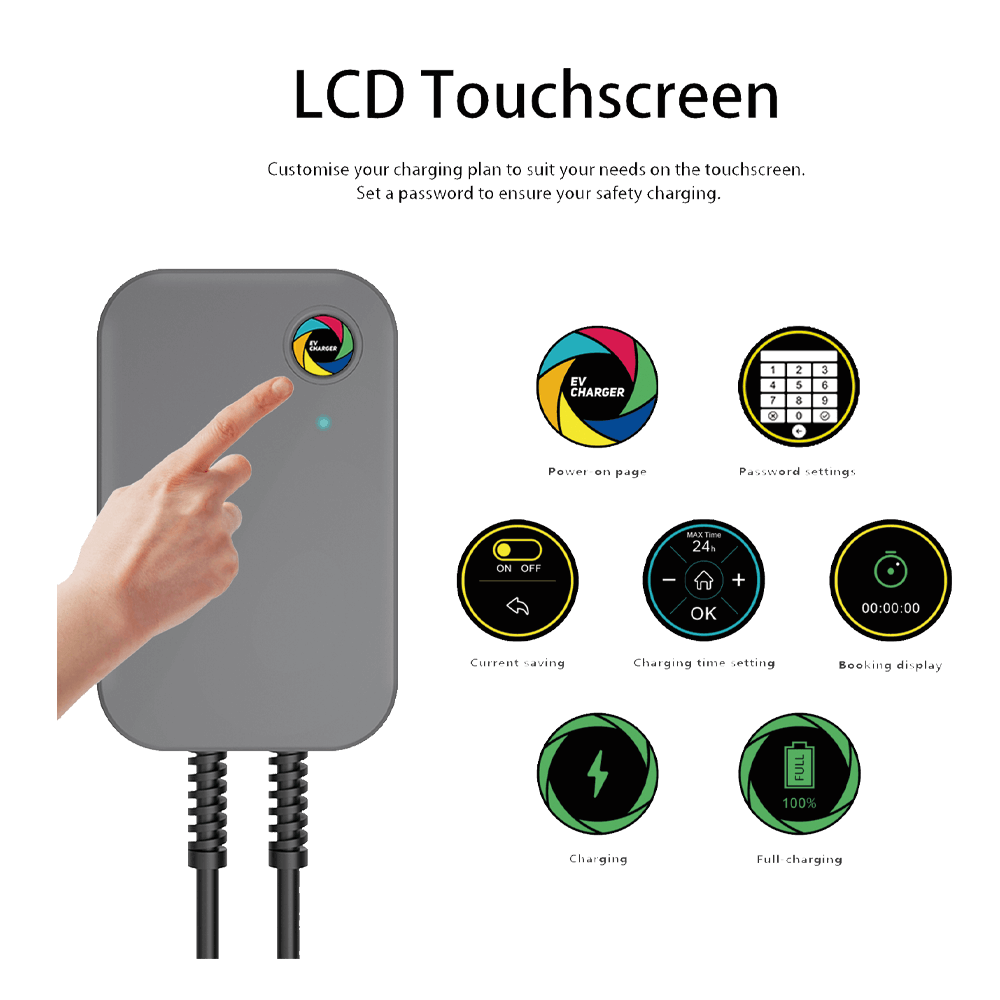 עמדת טעינה ביתית חכמה EV20 - EVTECH